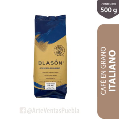 Café en Grano Italiano Premium Blasón® Cj 12 / 500 Gr - Arte Ventas