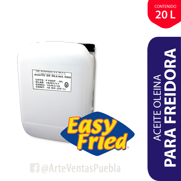 Aceite Oleina Para Freidora Easy Fried Bidon 20 L – Arte Ventas