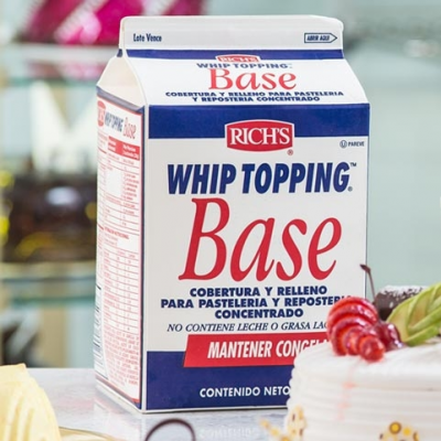 Whip Topping Base Rich's® Cj 4 / 4 Kg - Arte Ventas